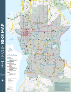 Bellevue Bike Map Updated for 2020 | Downtown Bellevue Network