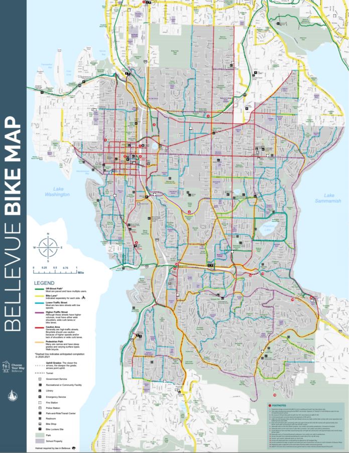 Bellevue Bike Map Updated for 2020 | Downtown Bellevue Network
